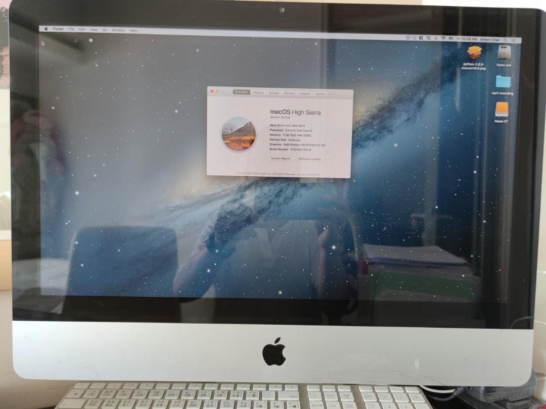 iMac 2011 21.5吋 連 Keyboard Track pad, 電腦＆科技, 電腦周邊及配件, 電腦鍵盤及相關產品 - Carousell