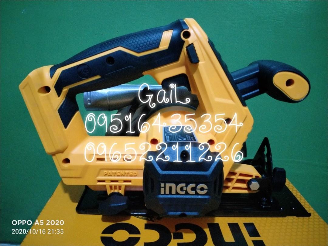 INGCO 20V Li-ion Cordless Circular Saw, Commercial & Industrial ...