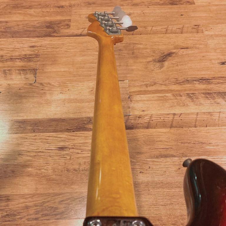 Jaco Pastorius “Bass of Doom” style Fretless Jazz Bass, Hobbies & Toys ...