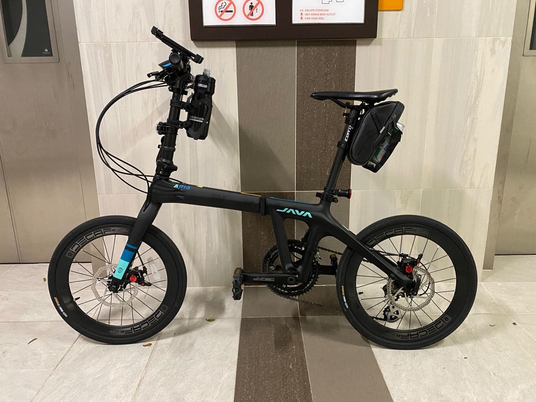 Java Aria carbon folding bike, Sports Equipment, Bicycles & Parts ...