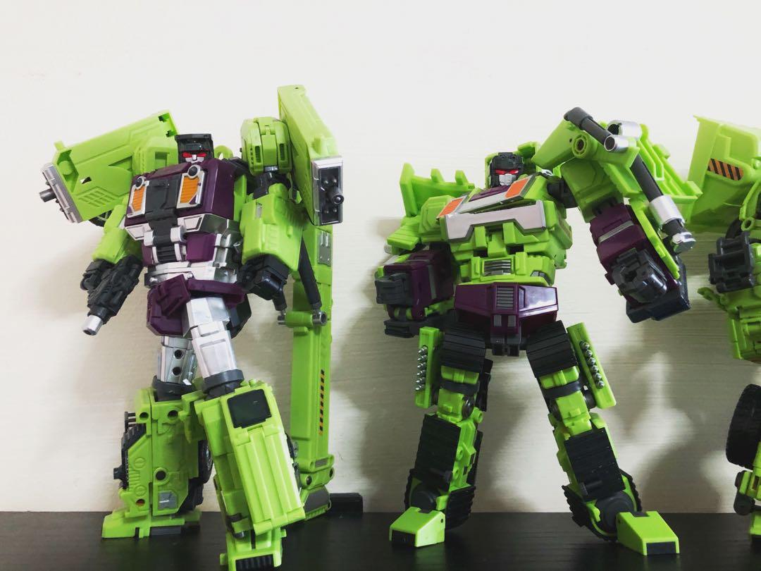 JINBAO OS Hercules Constructicons (Devastator) set of 6, Hobbies & Toys ...