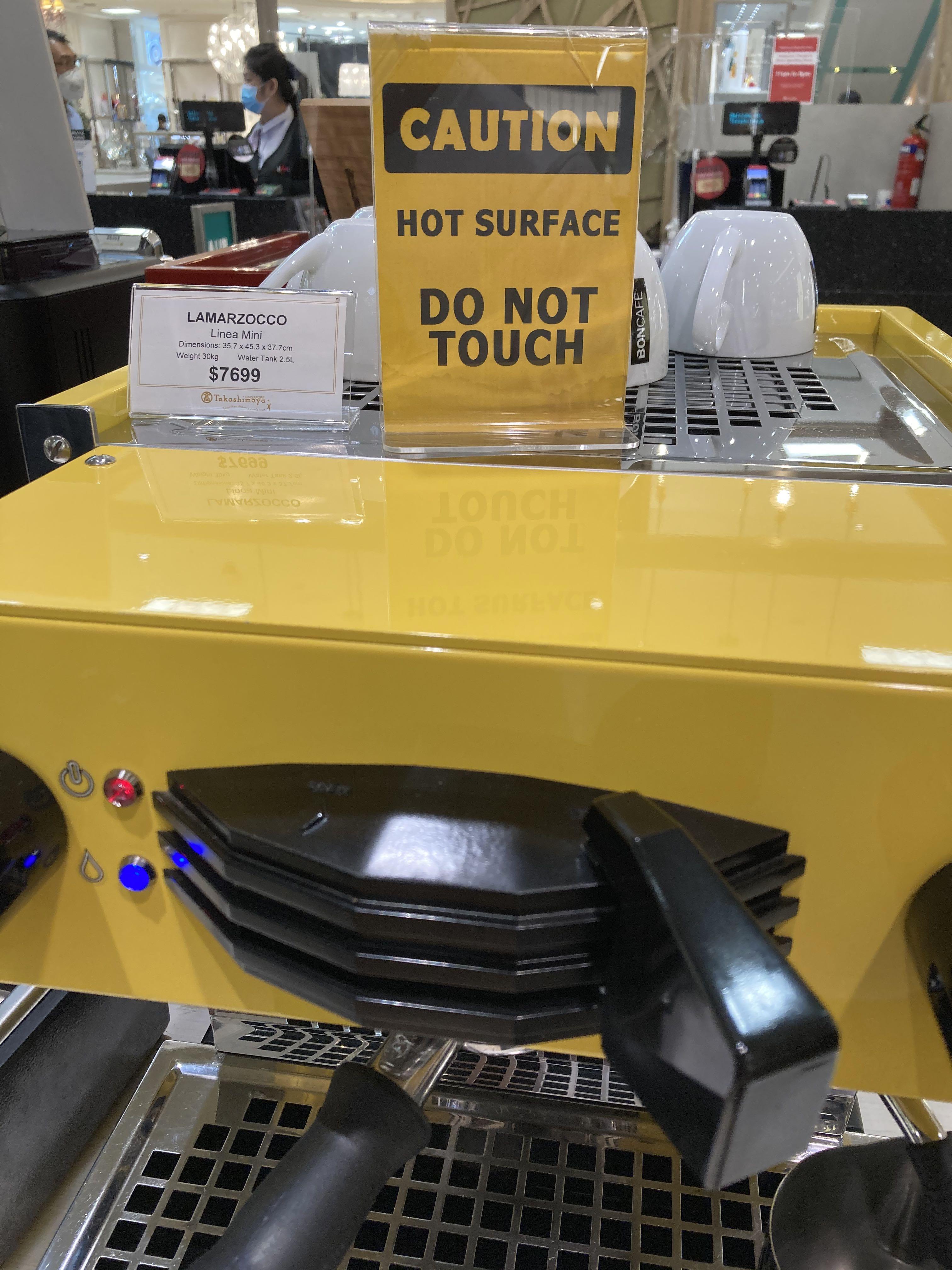 La Marzocco Linea Mini Yellow, TV & Home Appliances, Kitchen Appliances ...