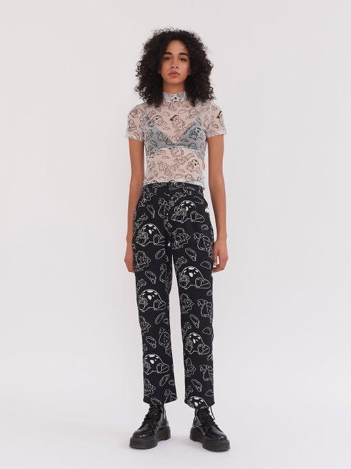 LAZY OAF FLINTSTONES JEANS, Women's Fashion, Bottoms, Jeans & Leggings ...