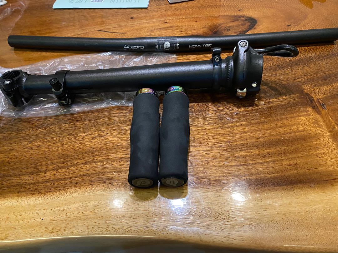 Litepro handler bar, foldable extendable stem, Sports Equipment ...