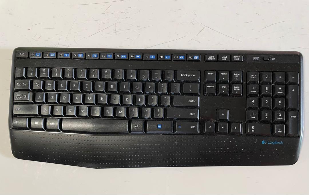 Logitech K345 Wireless Keyboard (used), Computers & Tech, Parts ...