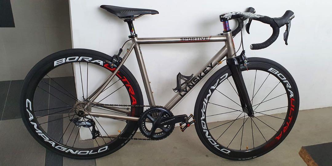 Lynskey sportive titanium Road bike, Sports Equipment, Bicycles & Parts ...