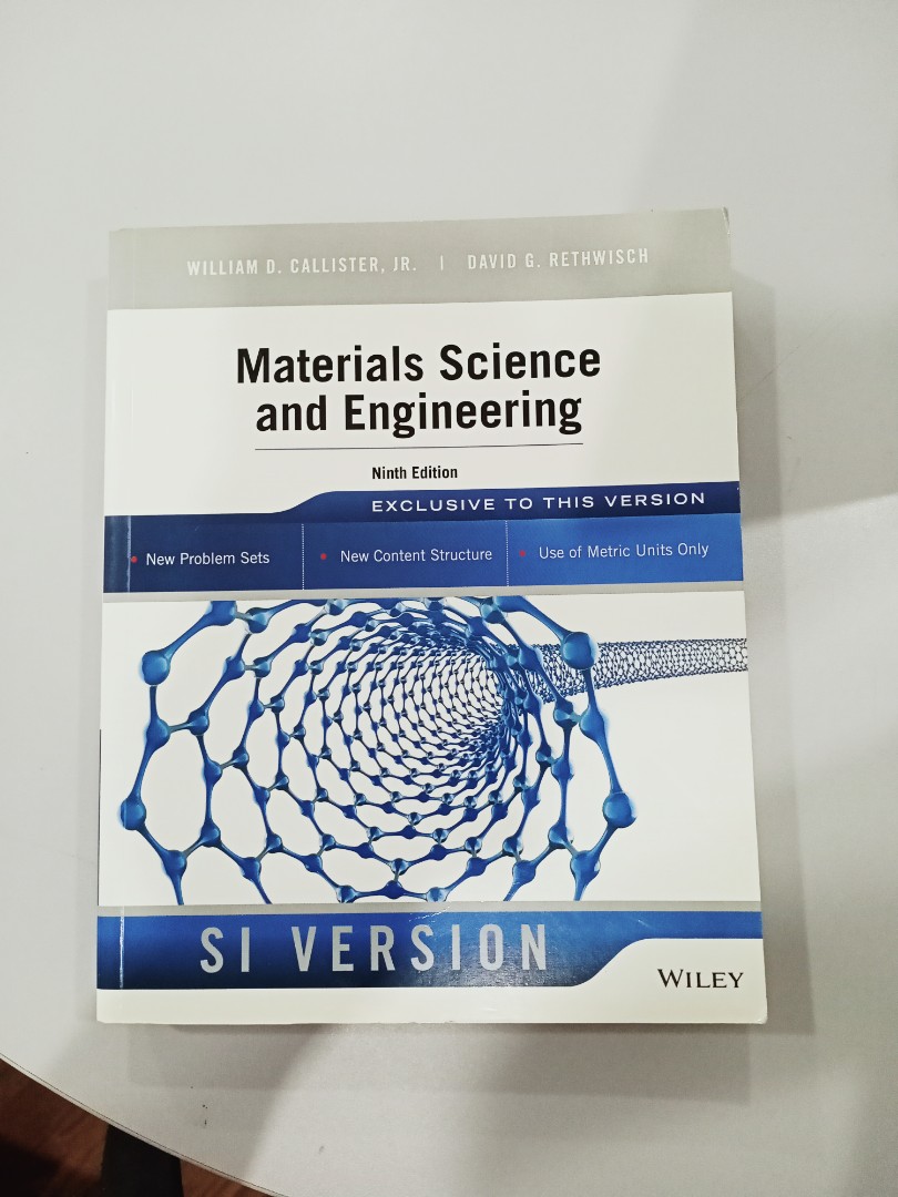 Materials Science and Engineering 9th Edition, Hobbies & Toys, Books ...