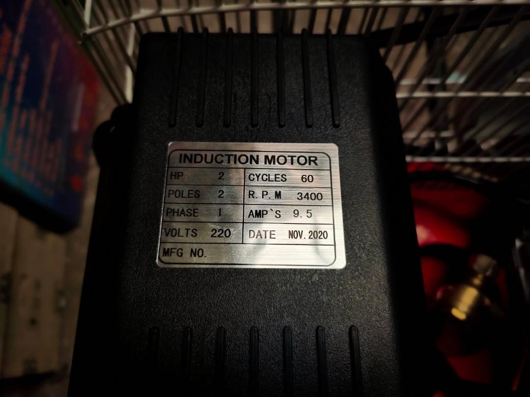 MAXIMUS GHB2055 Super High Pressure Air Compressor with 2HP Electric ...