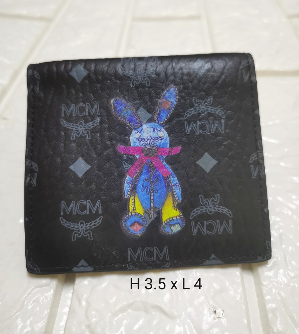 MCM Mini Visetos Rabbit Bifold wallet, Women's Fashion, Bags & Wallets ...