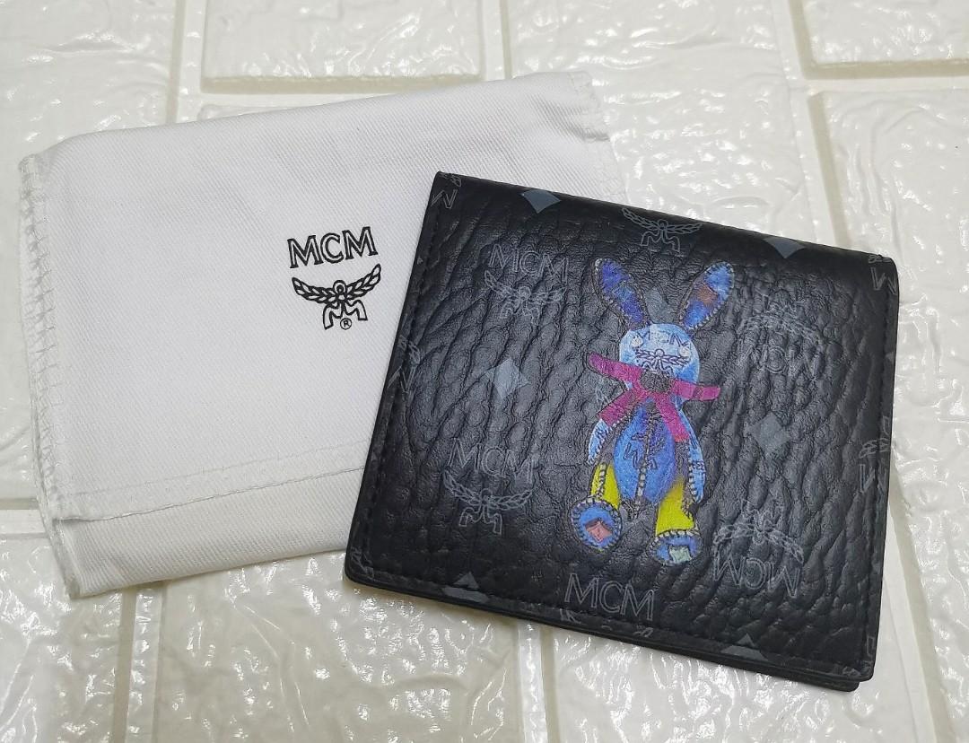 MCM Mini Visetos Rabbit Bifold wallet, Women's Fashion, Bags & Wallets ...