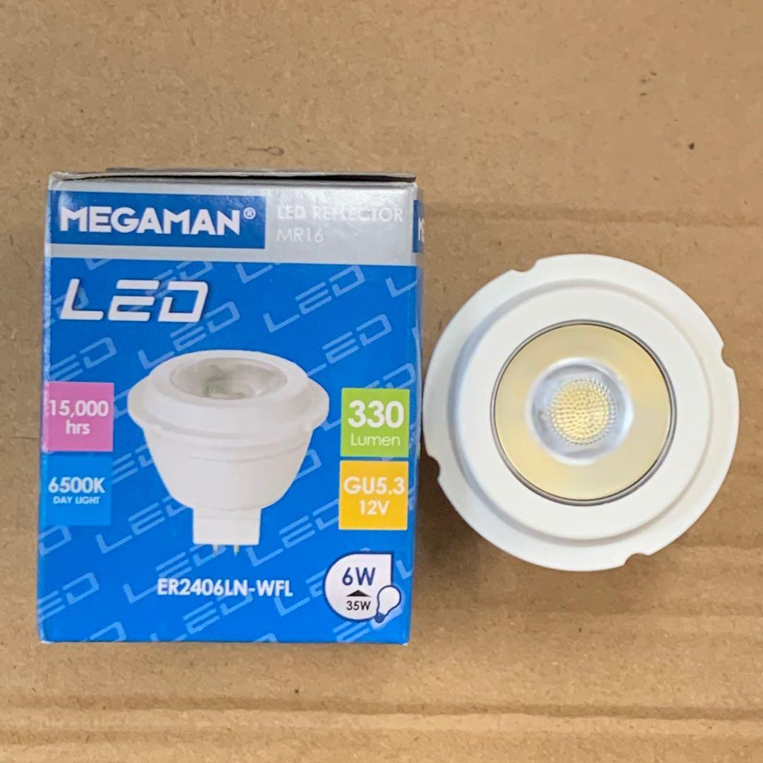 Megaman 曼佳美 6w GU5.3 12V 2800k / 6500k 36D ER2406LN-WFL 不能調光 LED 杯膽 燈杯 ...