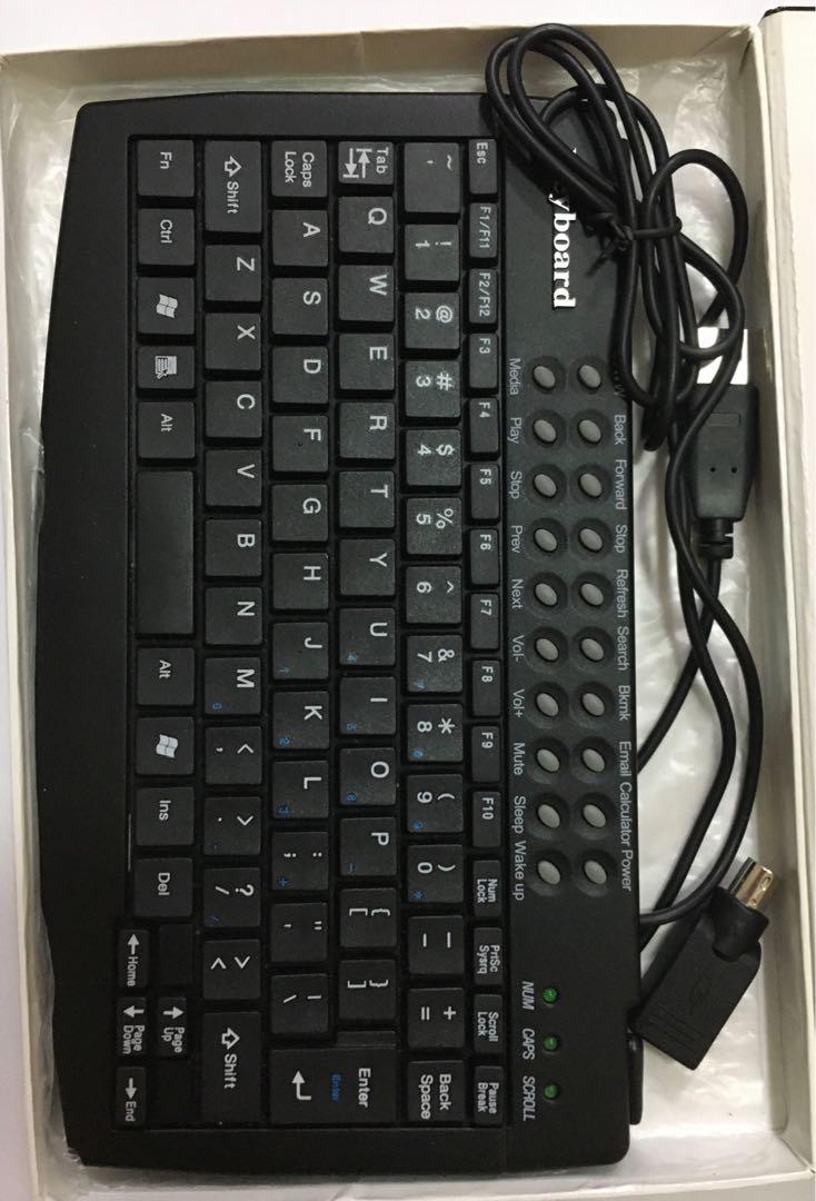 Mini keyboard close to A4 size, Computers & Tech, Parts & Accessories ...