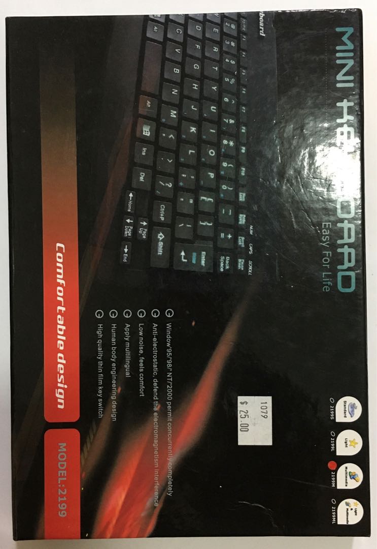 Mini keyboard close to A4 size, Computers & Tech, Parts & Accessories ...