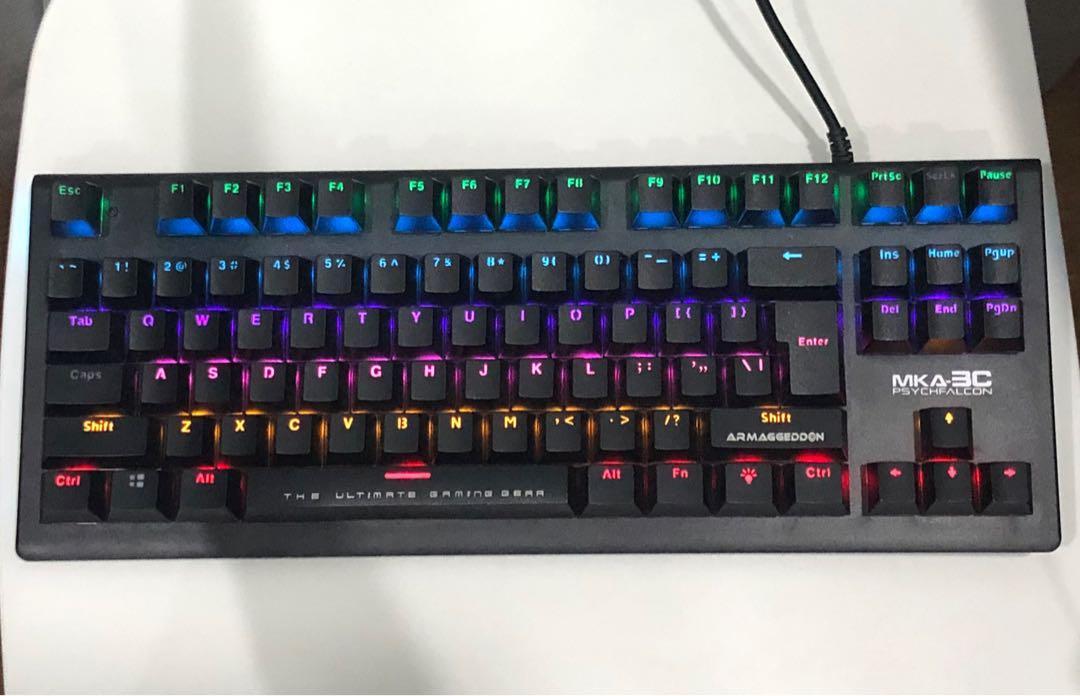MKA-3C Psychfalcon Mechanical Gaming Keyboard, Computers & Tech, Parts ...