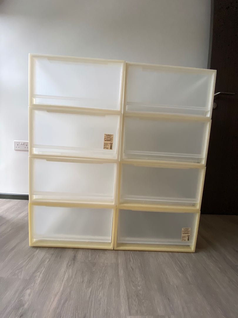 Muji PP storage drawers, Furniture & Home Living, Home Improvement ...