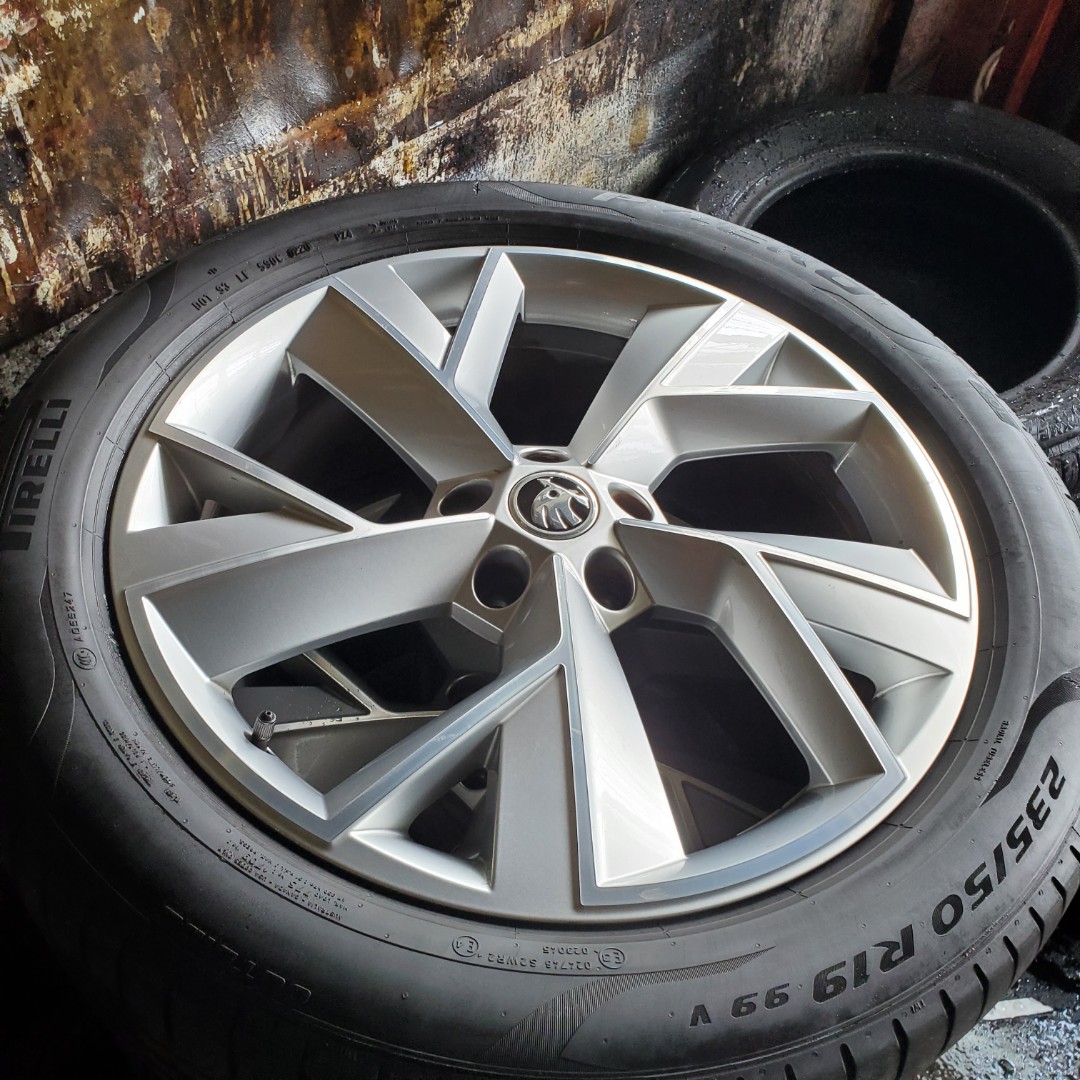 Original skoda triglav 19" rims, Car Accessories, Tyres & Rims on Carousell