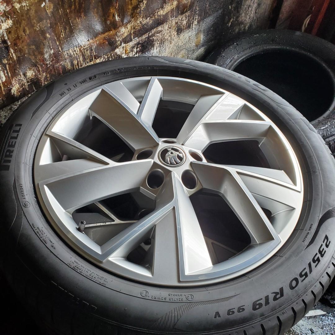 Original skoda triglav 19" rims, Car Accessories, Tyres & Rims on Carousell