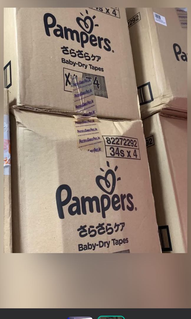 PAMPERS TAPE XXL, Babies & Kids, Bathing & Changing, Diapers & Baby ...