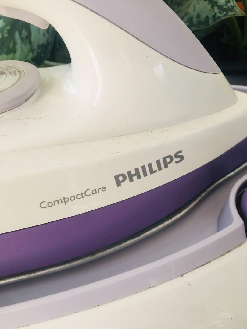 Philips Compact Care Steam Iron, TV & Home Appliances, Irons & Steamers ...