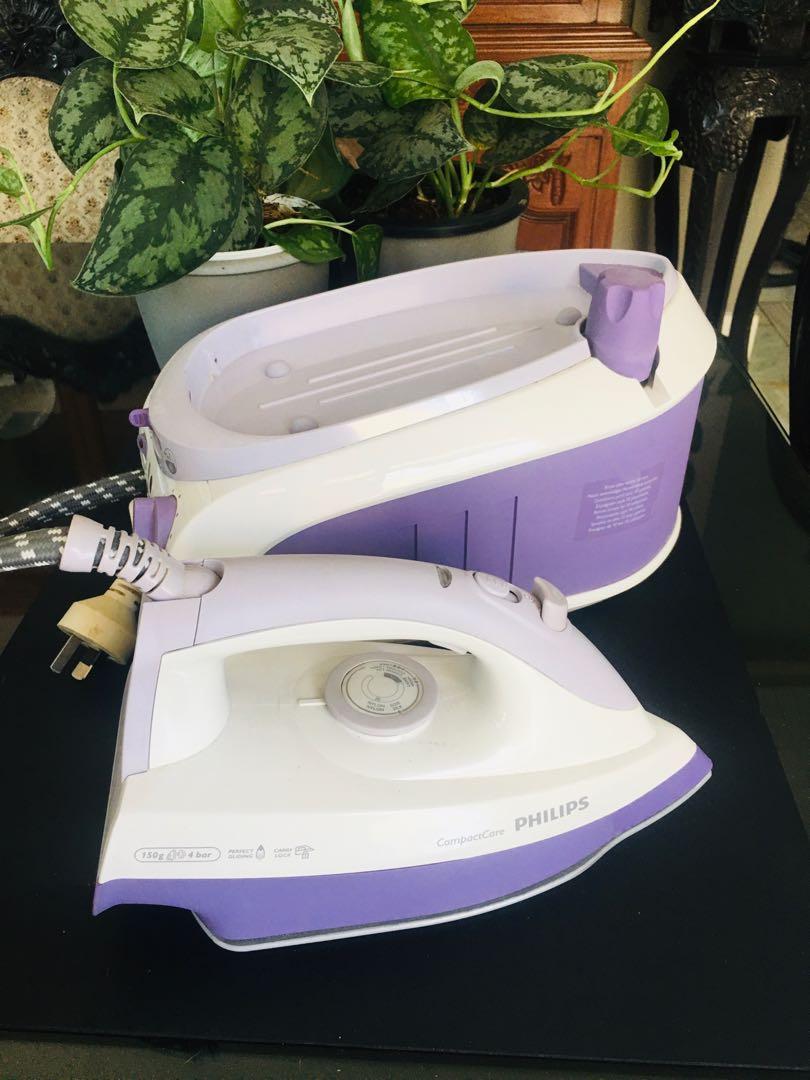 Philips Compact Care Steam Iron, TV & Home Appliances, Irons & Steamers ...