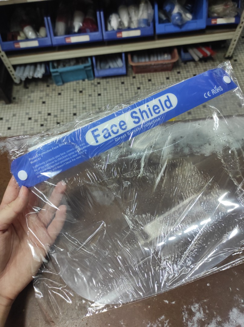 Plastic Face Shield Elastic, Everything Else on Carousell