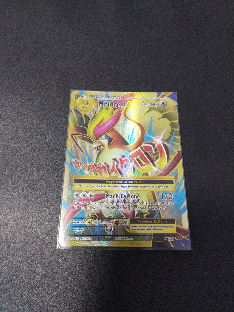 Pokemon TCG Mega Pidgeot EX Full Art Ultra Rare - XY Evolutions ...