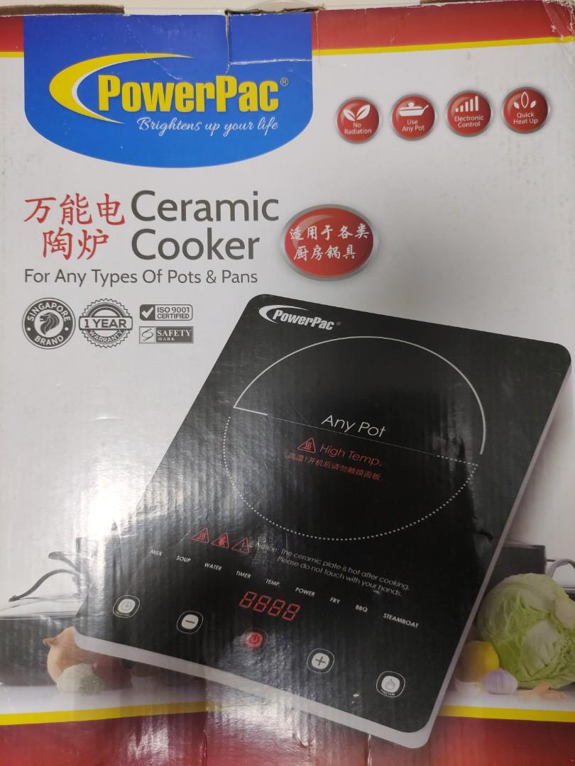 Powerpac Ceramic cooker, TV & Home Appliances, Kitchen Appliances ...