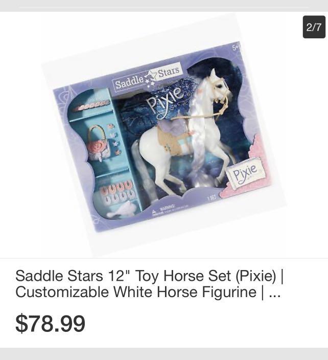 Rare! SADDLE STARS Pixie Horse, Hobbies & Toys, Toys & Games on Carousell