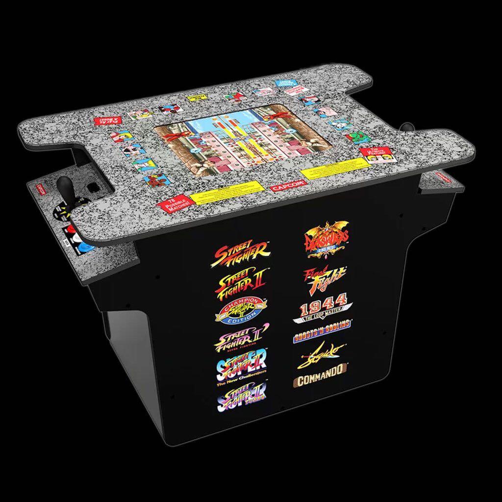 Street Fighter 2 Arcade 1UP Machine Head To Head Cocktail Table, Video ...
