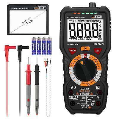 Tacklife DM01M Digital Multimeter Advanced Multimeter with 6000 Counts ...