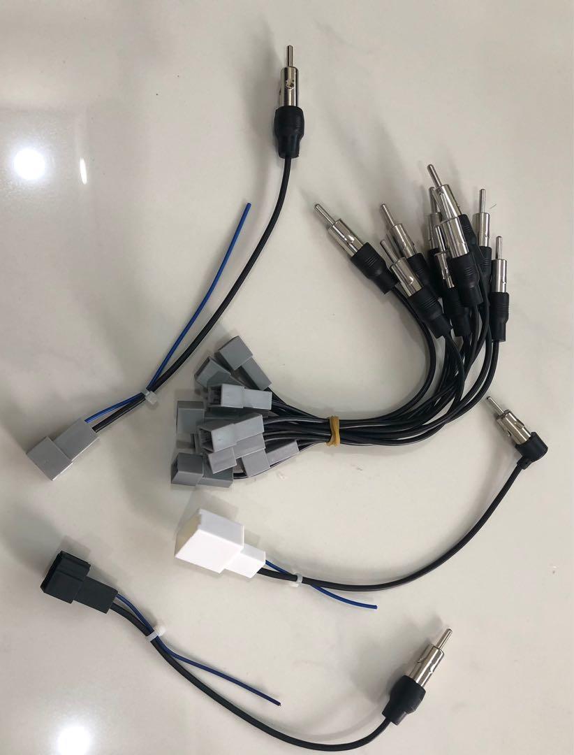 Various Car / Van / Android Radio Head Unit Antenna Adapter Conector ...