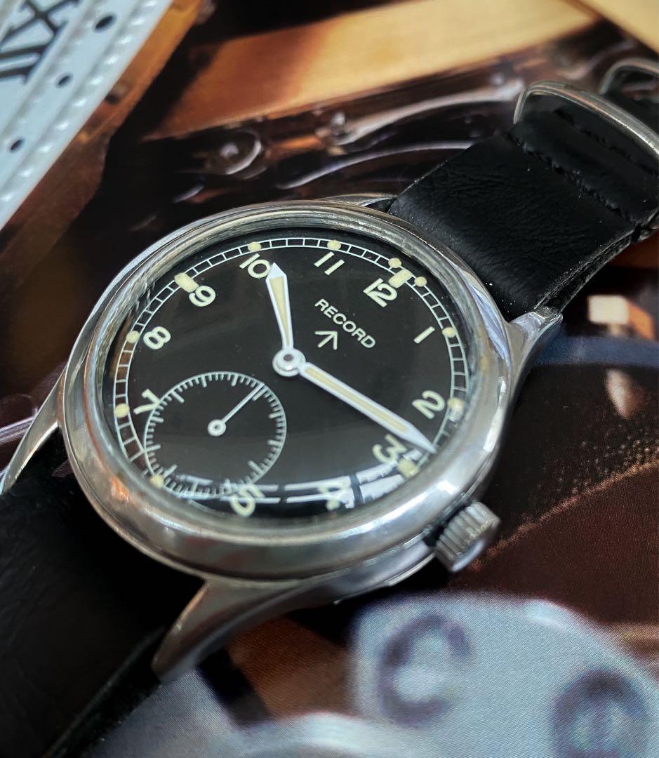 Vintage “record” military issue watch 1940s WWW, Luxury, Watches on ...