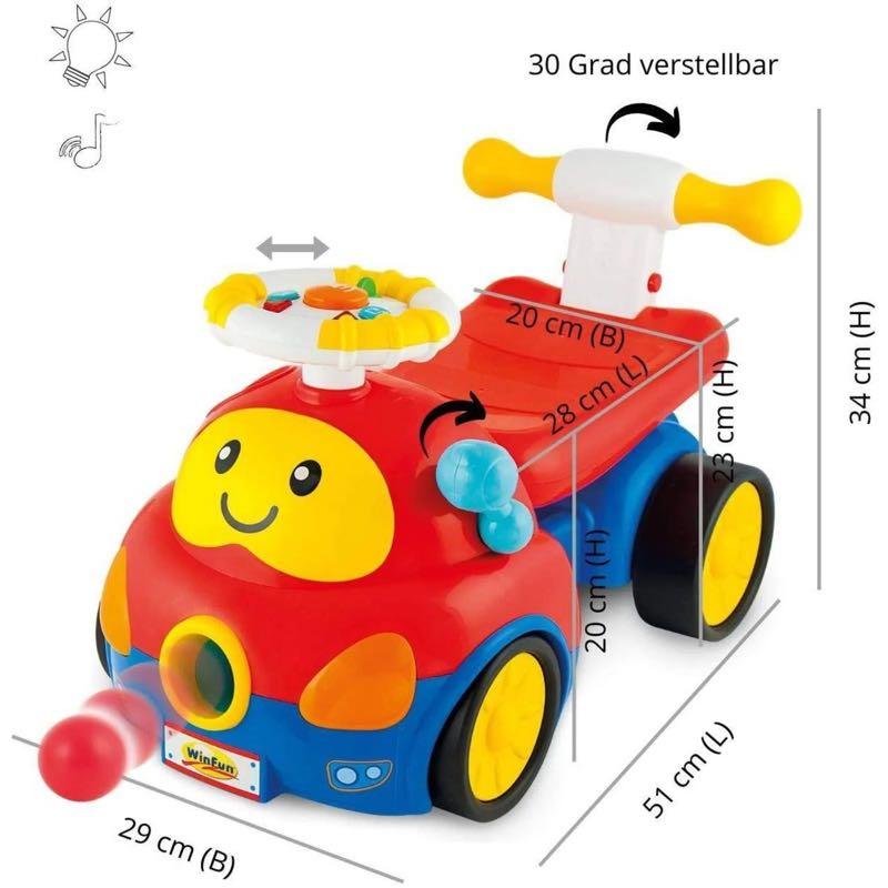 Winfun Walker Ride-On Ball Popping Car, Babies & Kids, Infant Playtime ...