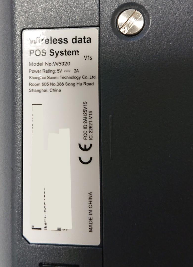 Wireless Data POS System V1s W5920, 電腦＆科技, 電腦周邊及配件, Wifi及上網相關產品 - Carousell