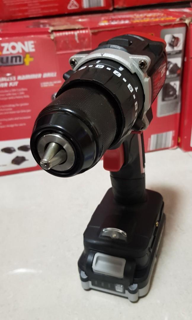 Workzone 20v cordless brushless hammer drill driver, Commercial ...