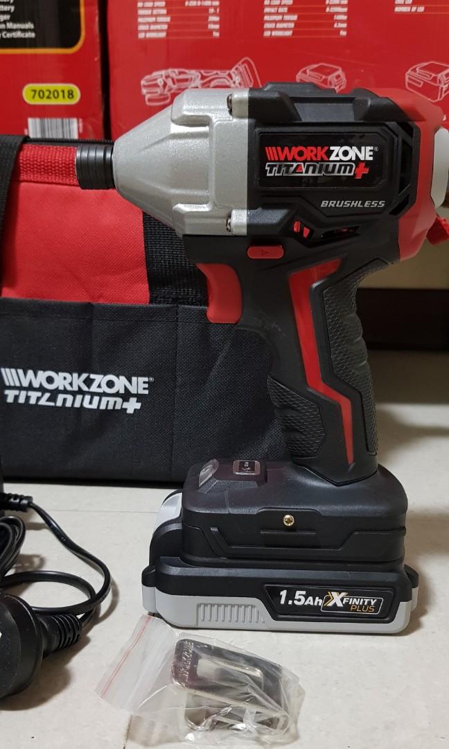 Workzone 20v cordless brushless impact driver, Commercial & Industrial ...