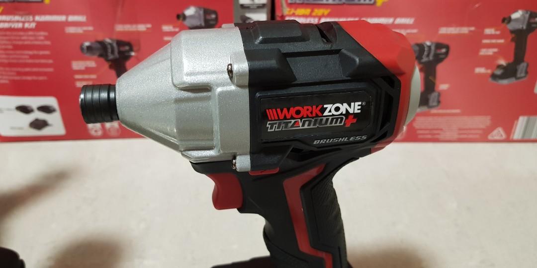 Workzone 20v cordless brushless impact driver, Commercial & Industrial ...