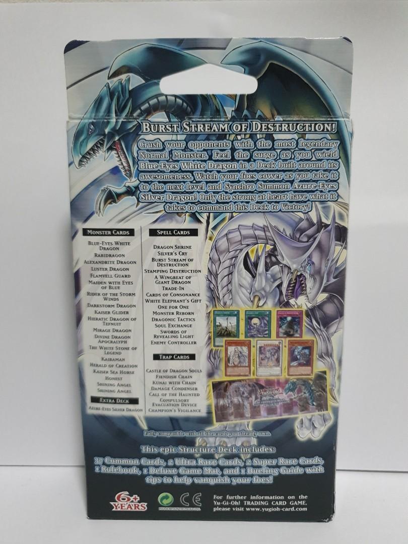 Yugioh English Edition Saga of Blue-Eyes White Dragon Structure Deck, Hobbies & Toys, Toys ...