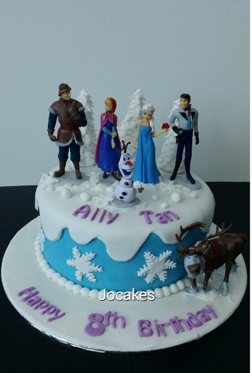2D / 3D Set of 6 Disney Frozen Themed Figurines Cake Topper, Furniture ...