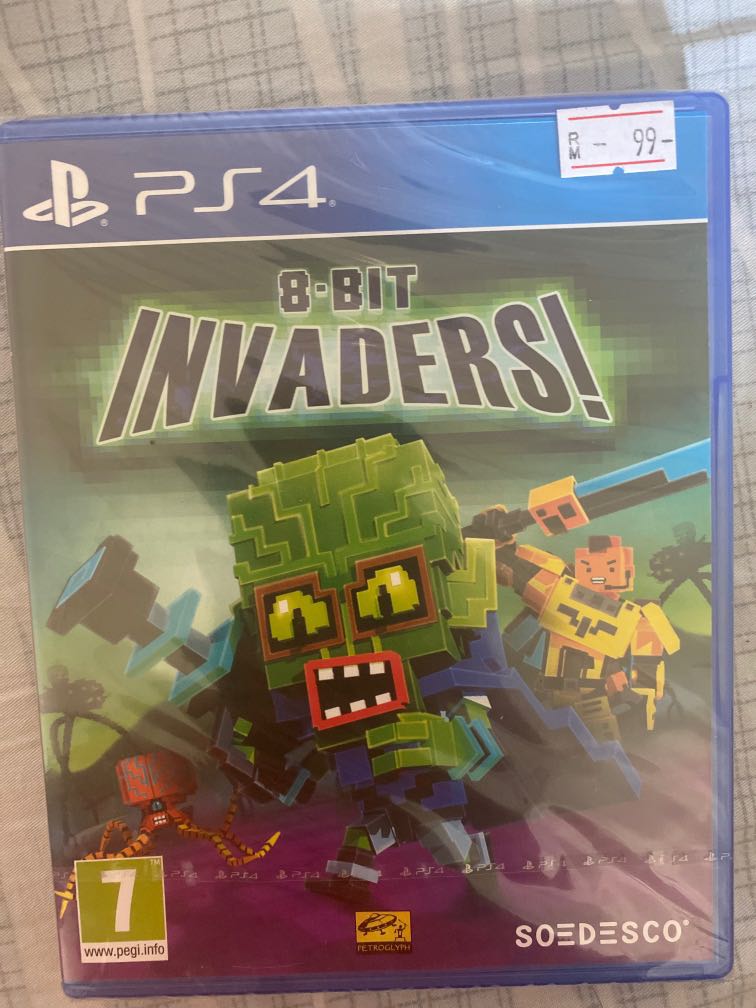 8-bit invaders!, Video Gaming, Video Games, PlayStation on Carousell
