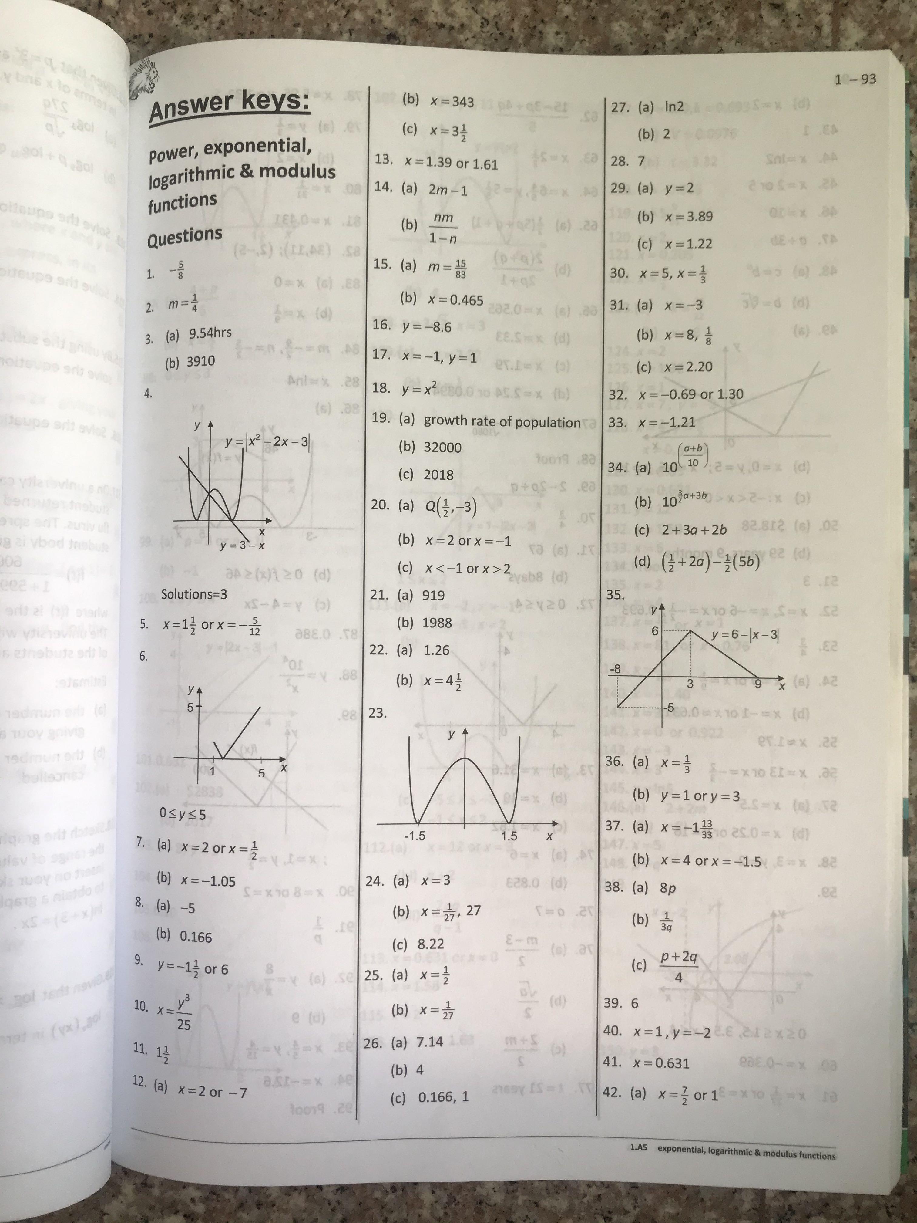 A Maths O Level challenging drill questions, Hobbies & Toys, Books ...