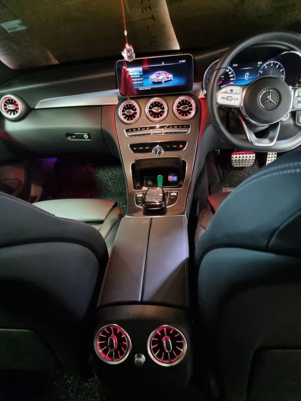 Aftermarket Mercedes 64 colours LED Ambient Lighting for 4 doors ...