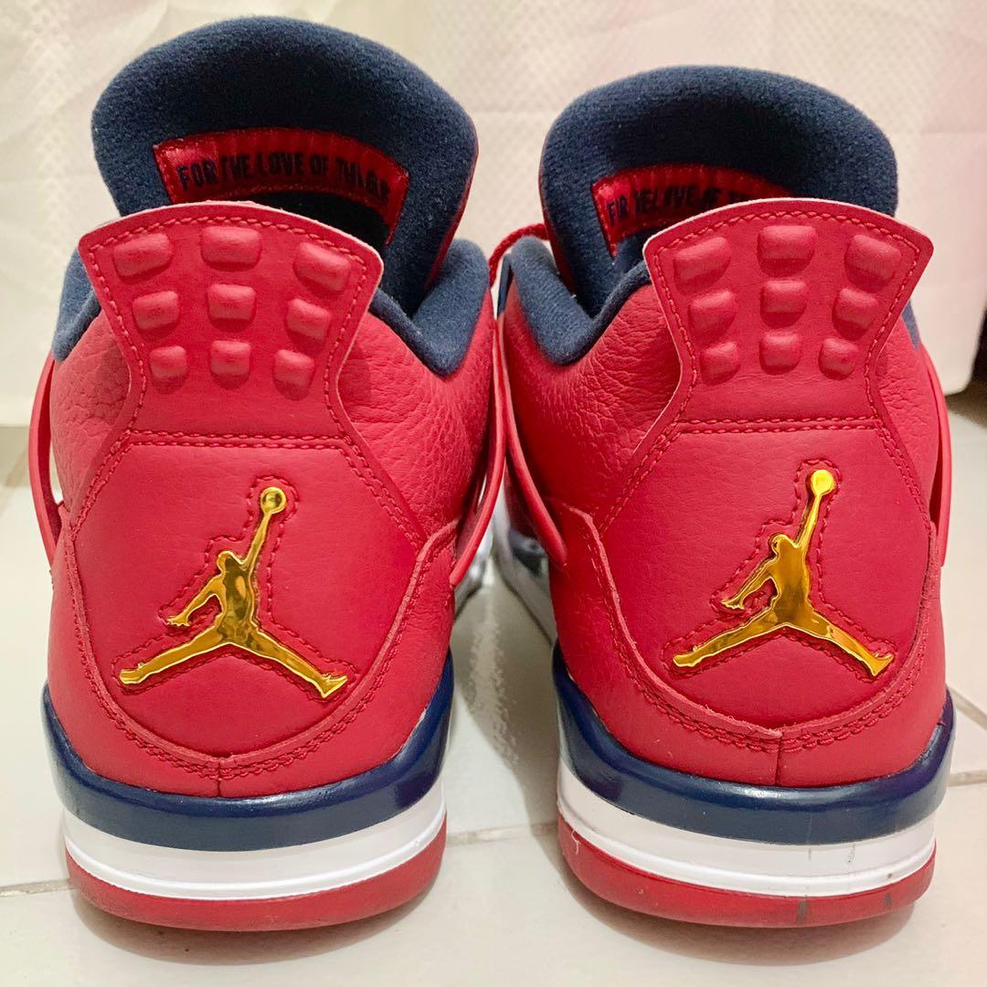 Air Jordan 4 Retro SE Fiba, Men's Fashion, Footwear, Sneakers on Carousell
