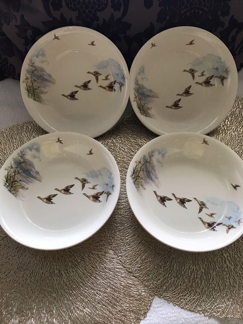 Alfred Meakin Vintage Retro, Rare, Flying Ducks Flight Pattern, Cereal ...