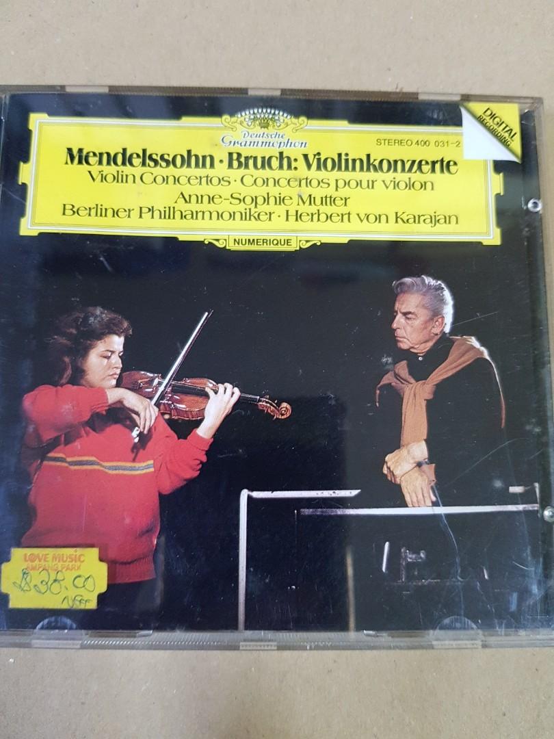 Anne mutter mendelssohn bruch violin concerto, audiophile, Hobbies & Toys, Music & Media, CDs ...