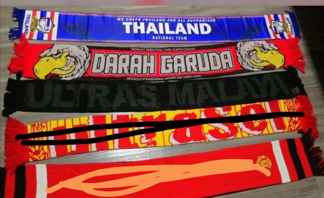 Asia Football/Ultras Scarves, Official Manchester United Scarf, Sports ...