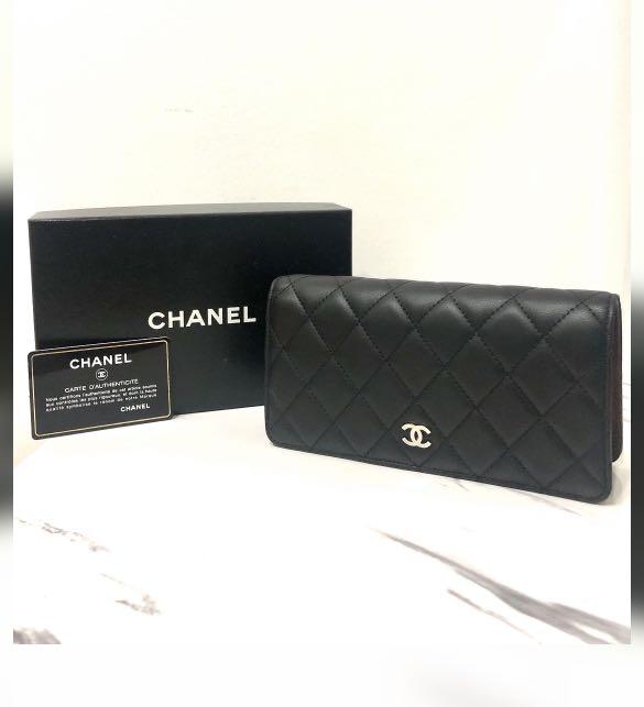 Authentic Chanel Long Flip Wallet, Luxury, Bags & Wallets on Carousell