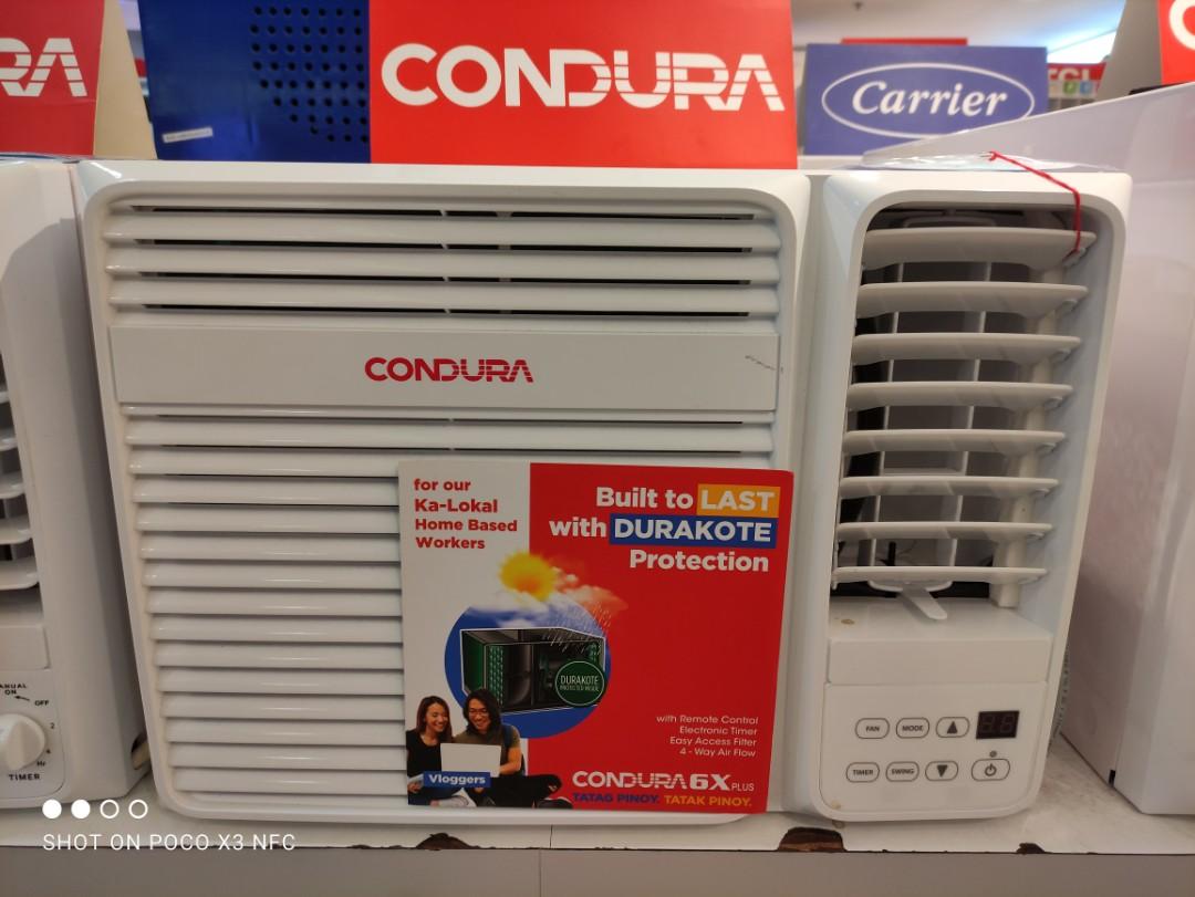Condura WCONH010EE1 1hp WCONH014EE1 1.5hp Window Type Aircon Remote ...