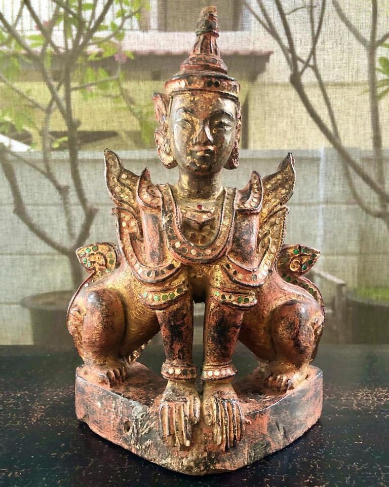 Burmese Nat Chinthe Statue, Hobbies & Toys, Memorabilia & Collectibles ...