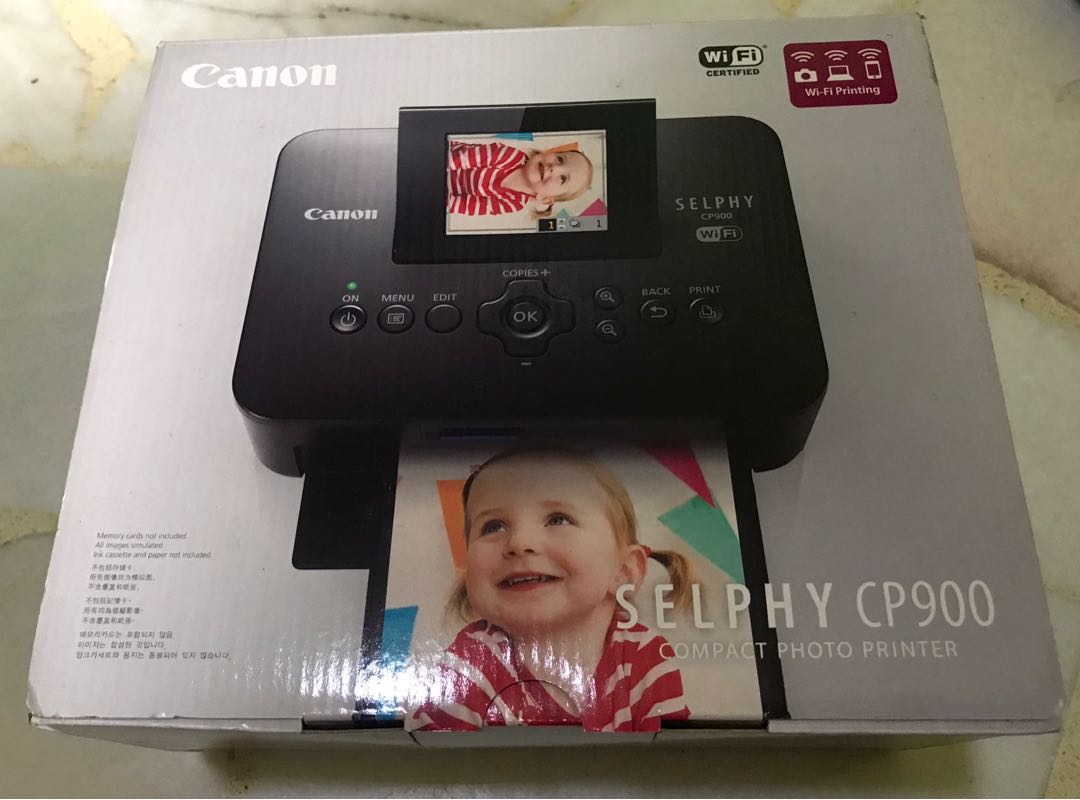 Canon Selphy C900 & ink/paper set box, Computers & Tech, Printers ...
